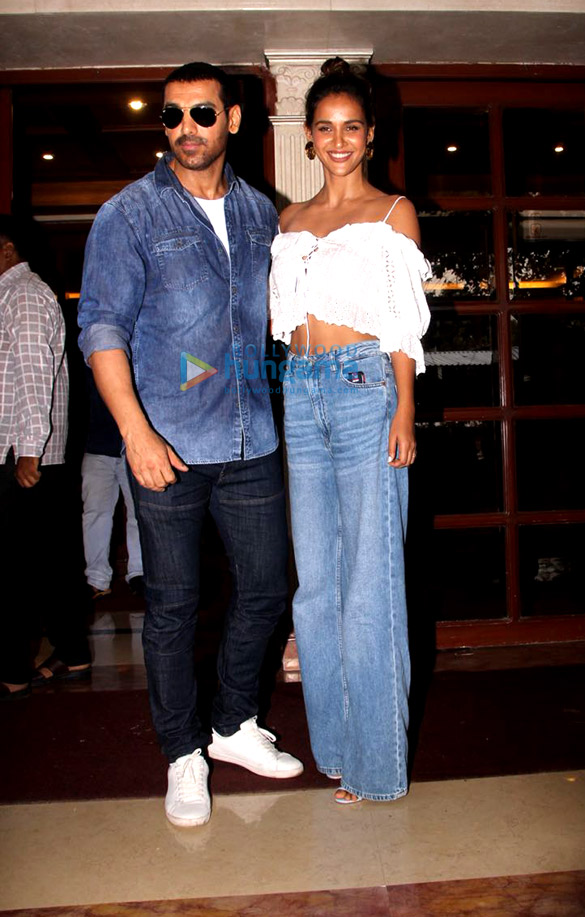 John Abraham, Aisha Sharma and Milap Zaveri snapped at the Radio City ...