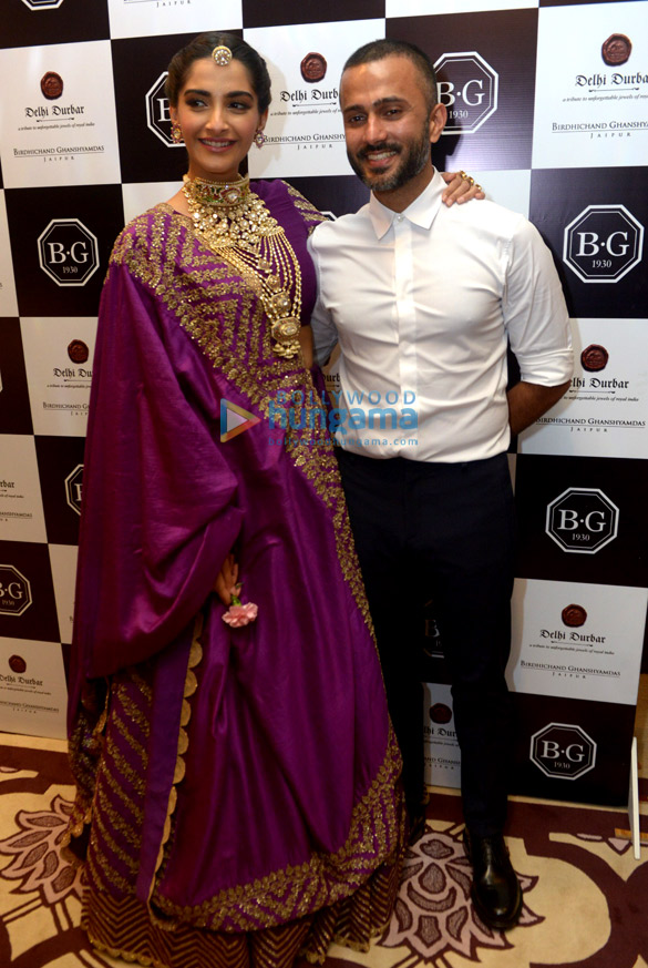 Sonam Kapoor Ahuja and Anand Ahuja snapped attending an event in Delhi ...