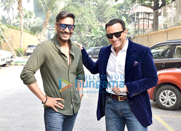 Photos Ajay Devgn and Saif Ali Khan snapped promoting their film ...