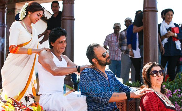chennai-express-4-3 | Chennai Express 2013 On The Set - Bollywood Hungama